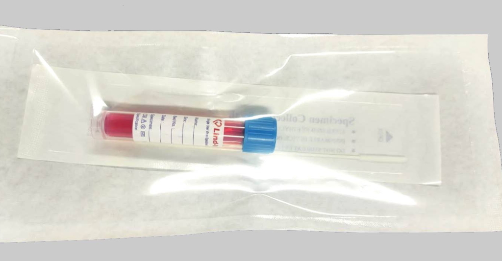 Virus Specimen Collection Tube 7ml With Swab, paper/plastic blister ...