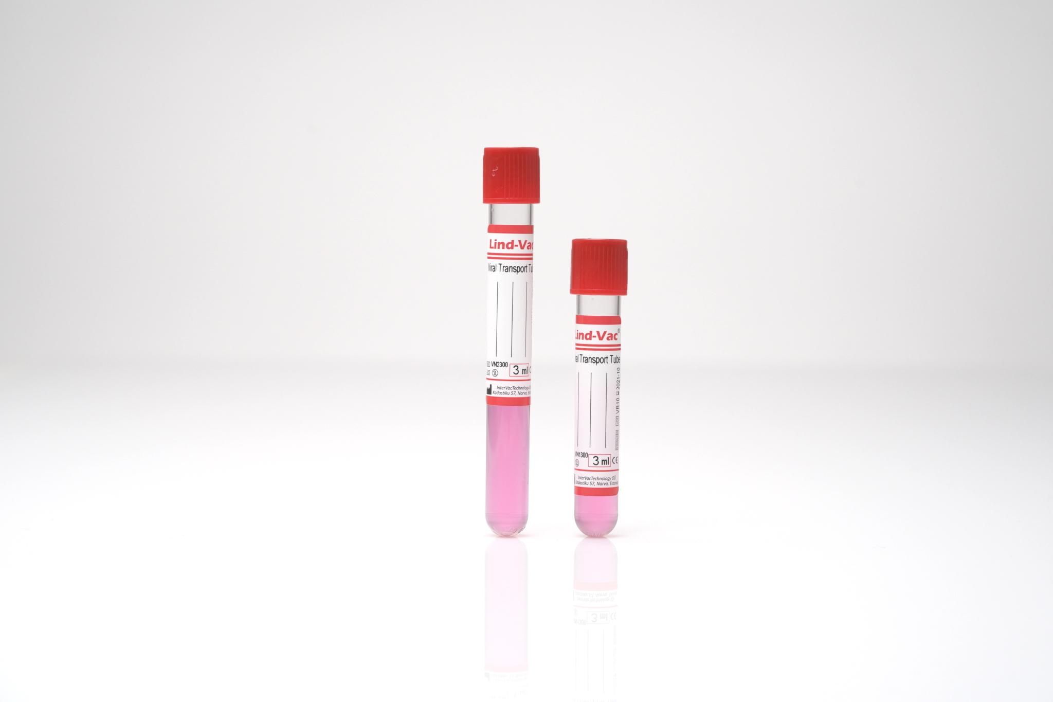 Viral transport tube with non-inactivated transport medium ...
